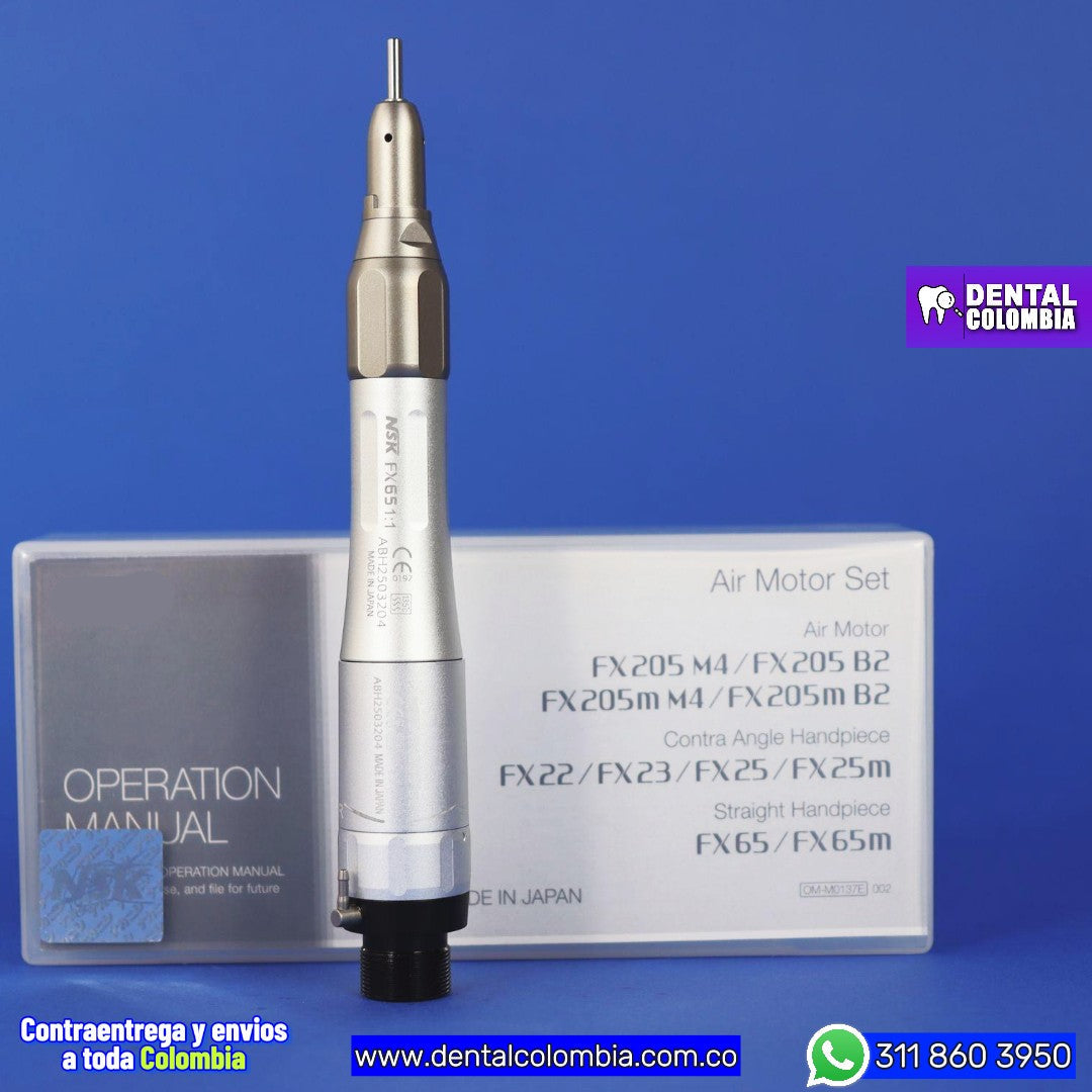 MICROMOTOR + PIEZA RECTA FX – DENTAL COLOMBIA SAS