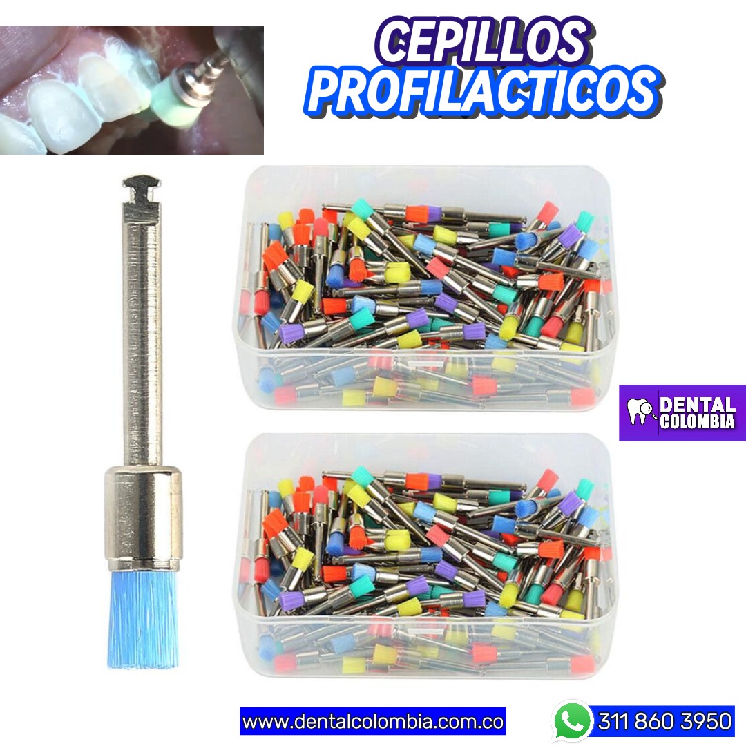 CAJA DE CEPILLOS PROFILACTICOS (100pcs) – DENTAL COLOMBIA SAS