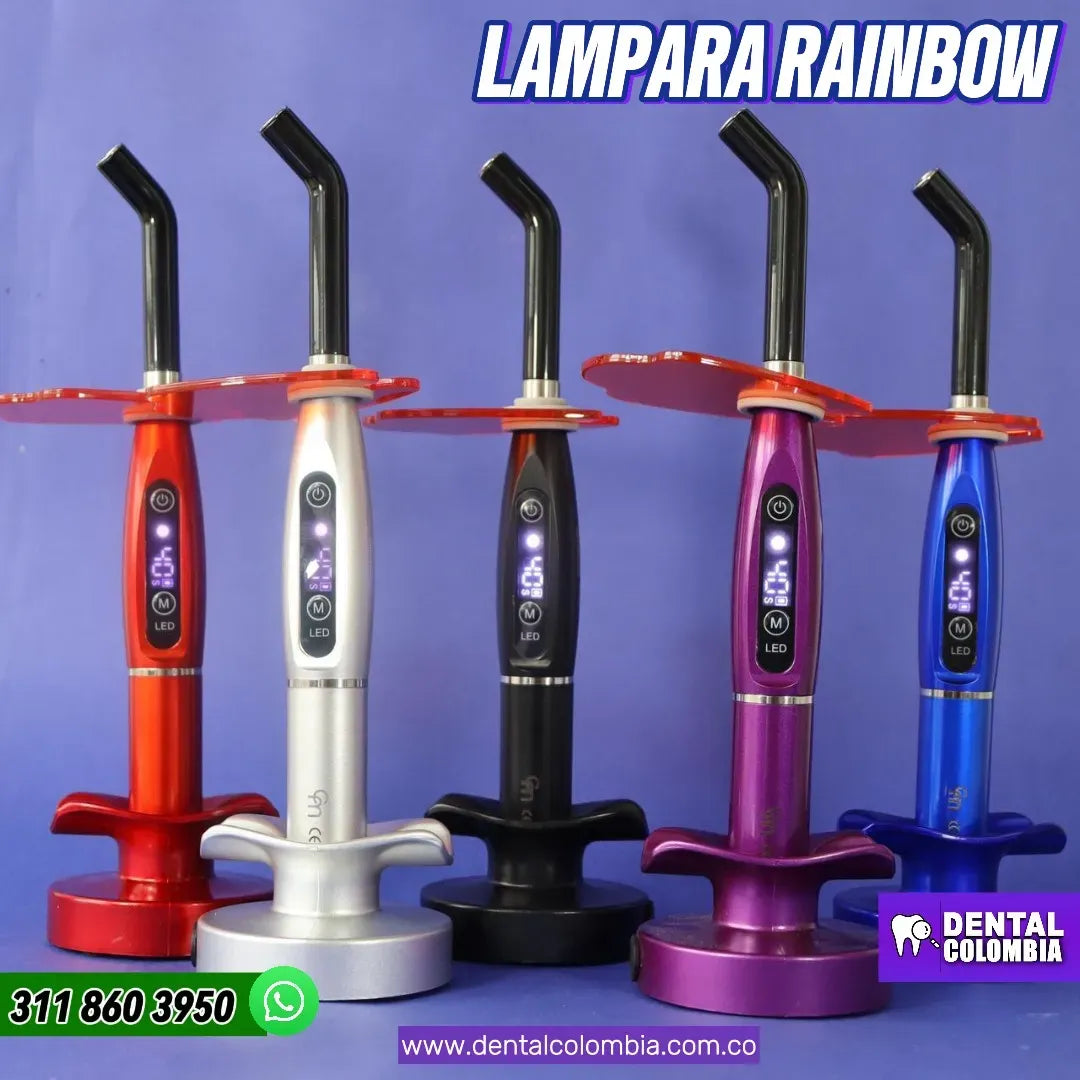 LAMPARA DE FOTOCURADO RAINBOW – DENTAL COLOMBIA SAS